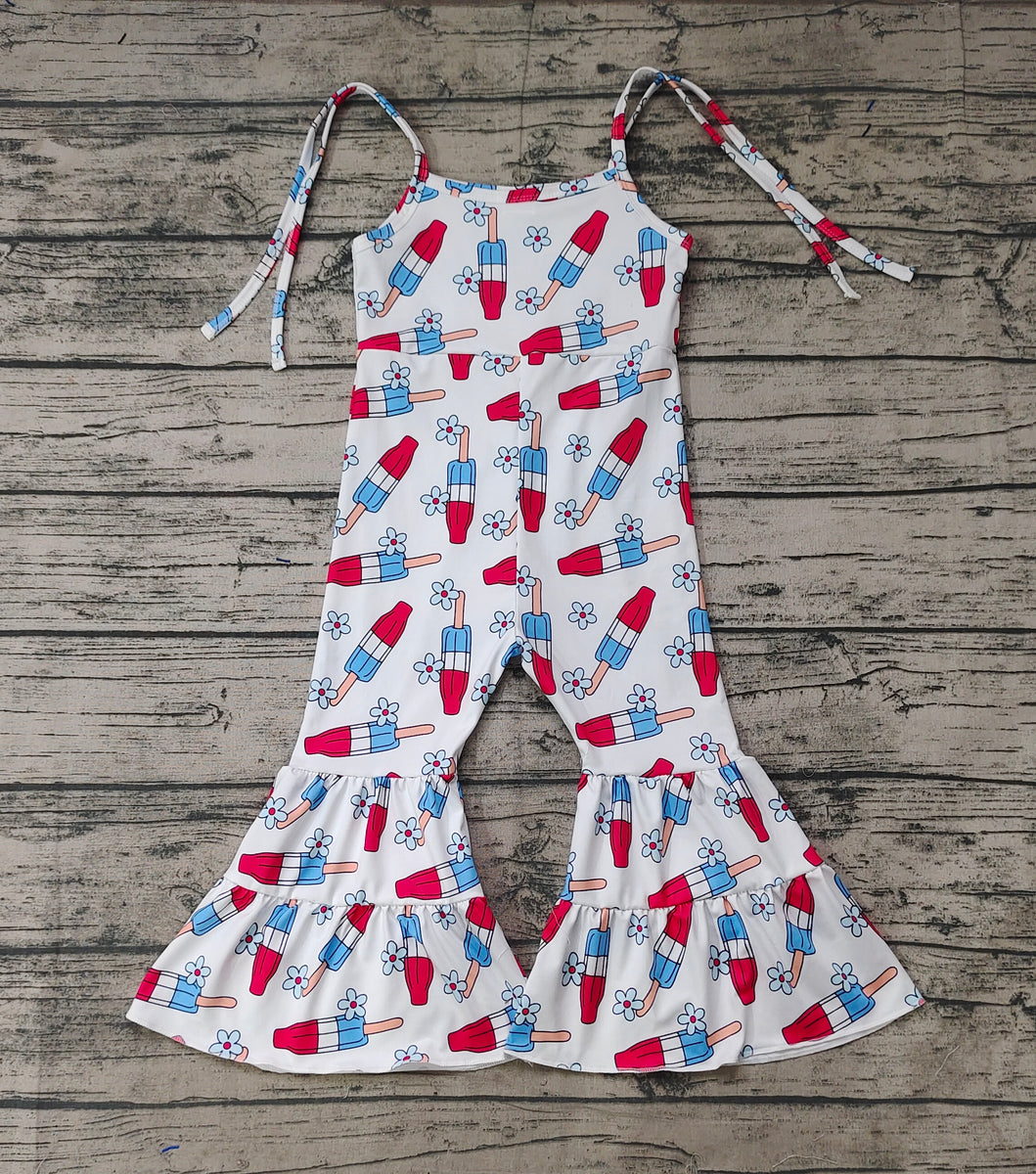 SR0905 Summer 4th of July popsicle Girl's Jumpsuit – Amy yu garments ...