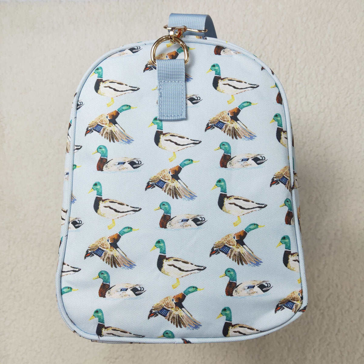 BA0275 Mallard Ducks Blue Duffle Bag – Amy yu garments wholesale