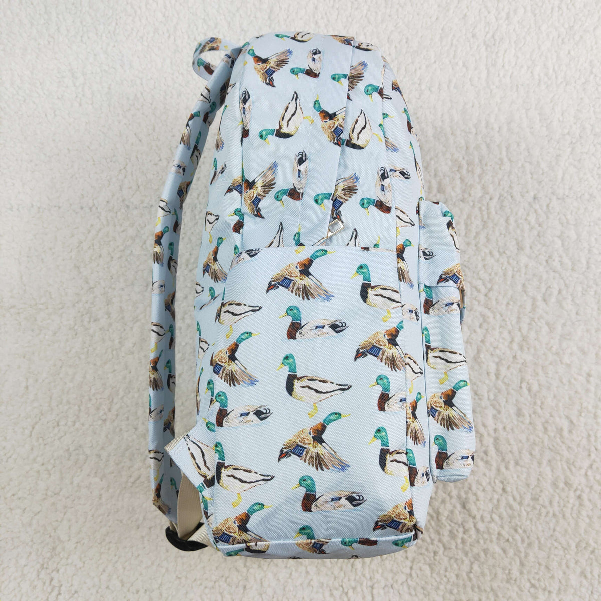 BA0277 Mallard Ducks Blue Kids Backpack Bag – Amy yu garments wholesale
