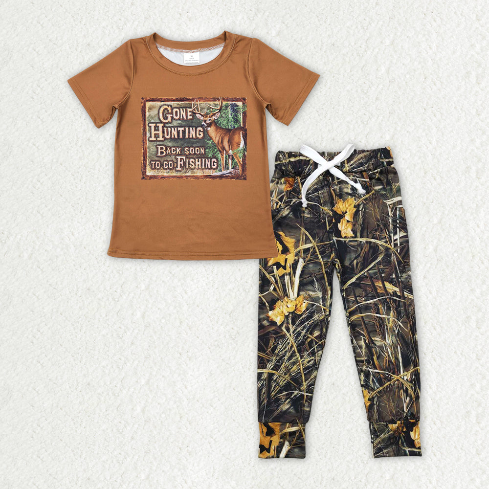 BSPO0377 Hunting Fishing Elk Camo Boys Set – Amy yu garments wholesale