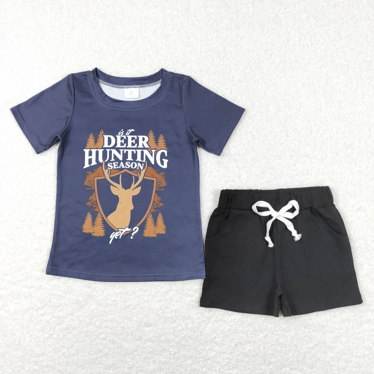 BSSO0470 Summer Deer Hunting Season Boy Shorts Set – Amy yu garments ...