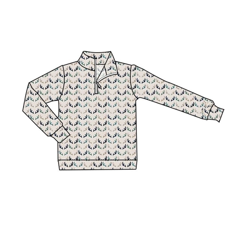 Preorder 01.02 MOQ 5 pcs BT1634 Hunting Elk Men Adult's Pullover Shirt ...