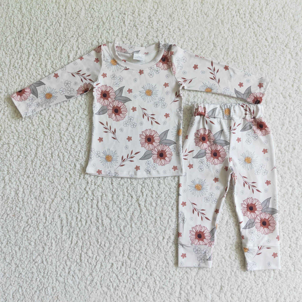 SALE GLP0198 New Flower Cute Girl's Set Pajamas – Amy yu garments wholesale