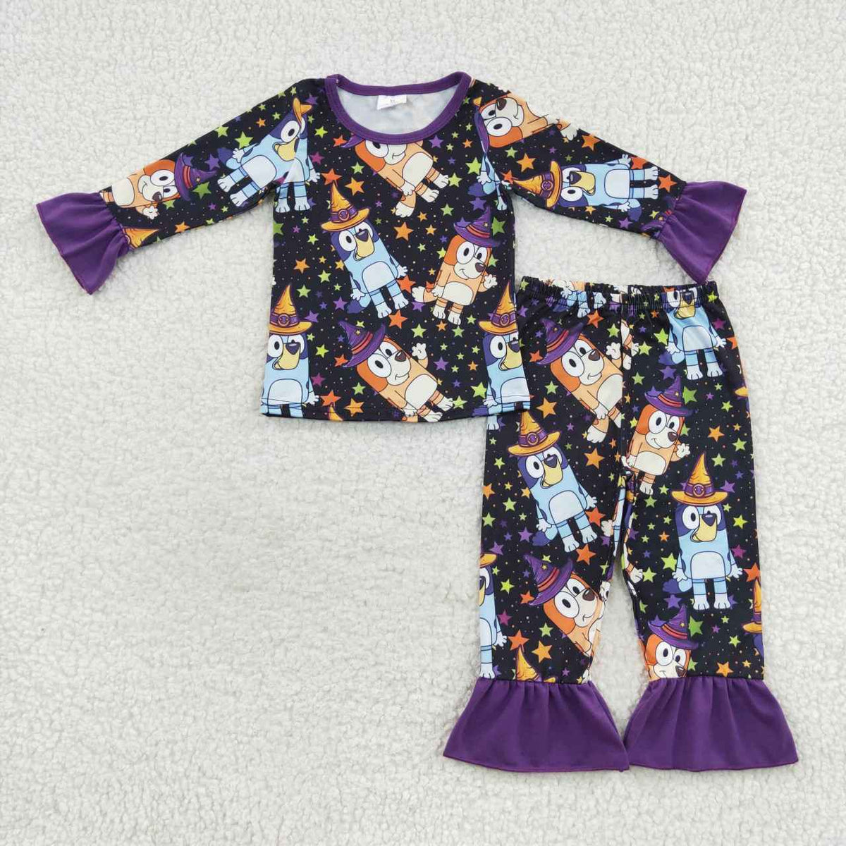 GLP0660 Halloween Star Cartoon Girl's Pajamas Set – Amy yu garments ...