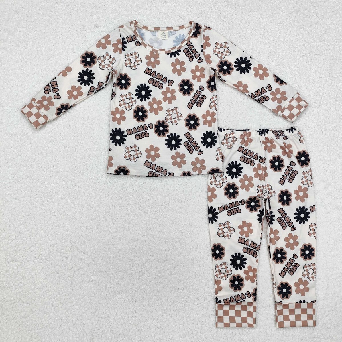 GLP1984 Bamboo Mama's Girl Flower Girls Pajamas Set – Amy yu garments ...