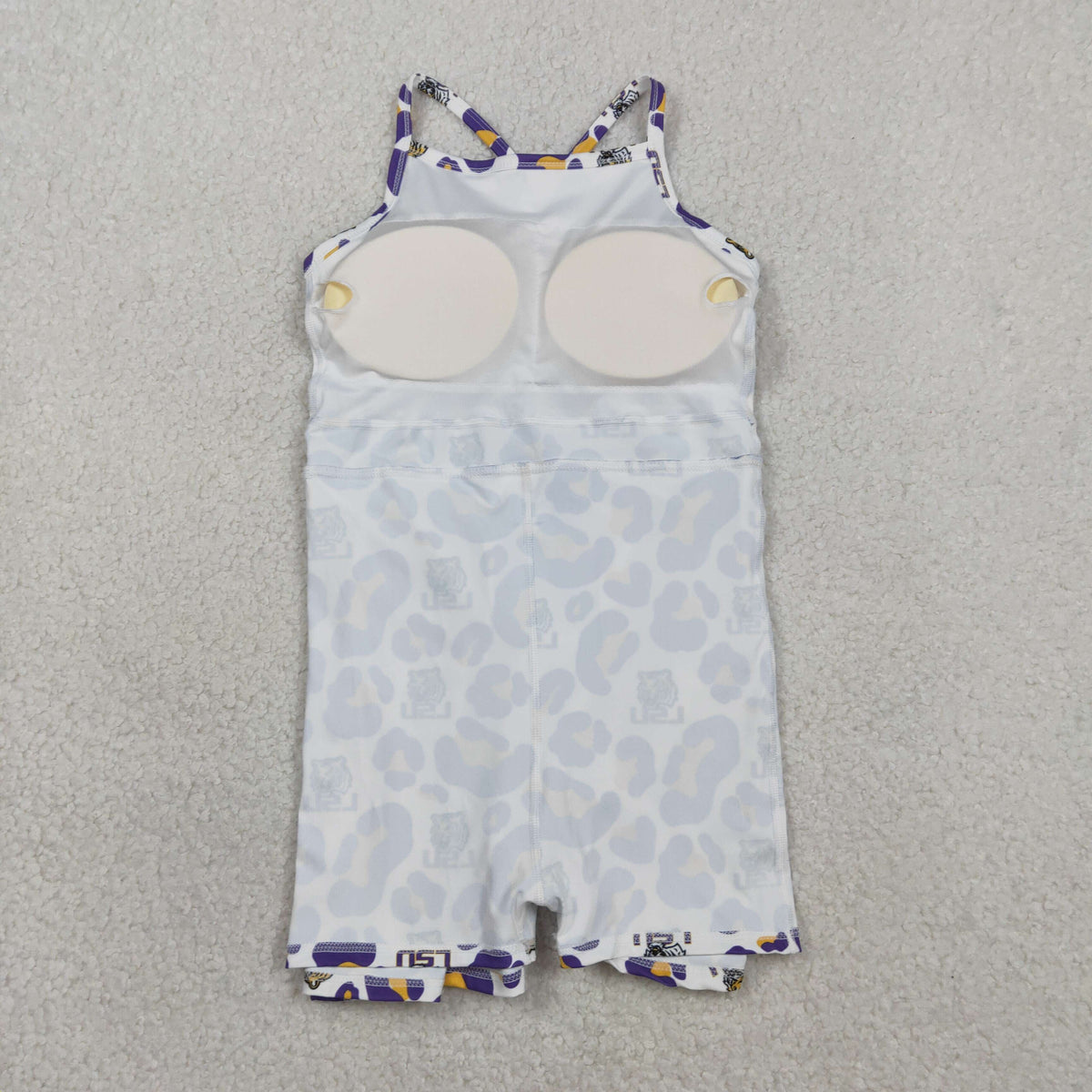 GSD3639 University Team Leopard Yoga Girl's Dress Onesie – Amy yu ...