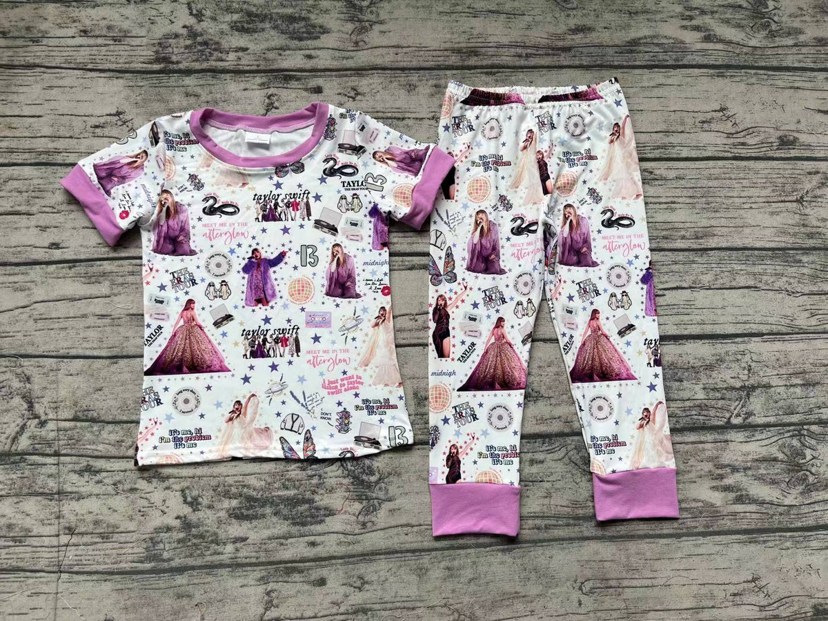 GSPO1414 Sing Girls Pajamas Set – Amy yu garments wholesale