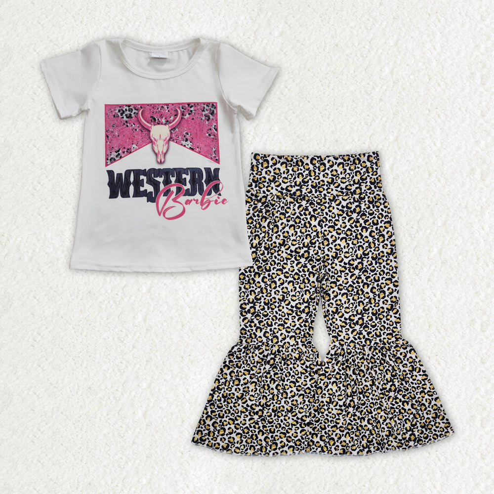 GSPO1842 Western Leopard Girls Set – Amy yu garments wholesale