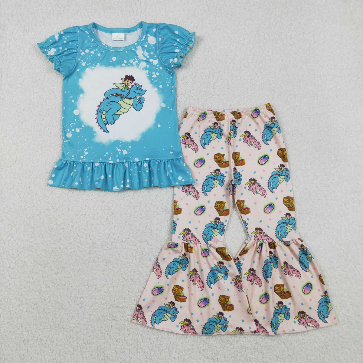 GSPO2137 Cartoon University Girls Set – Amy yu garments wholesale