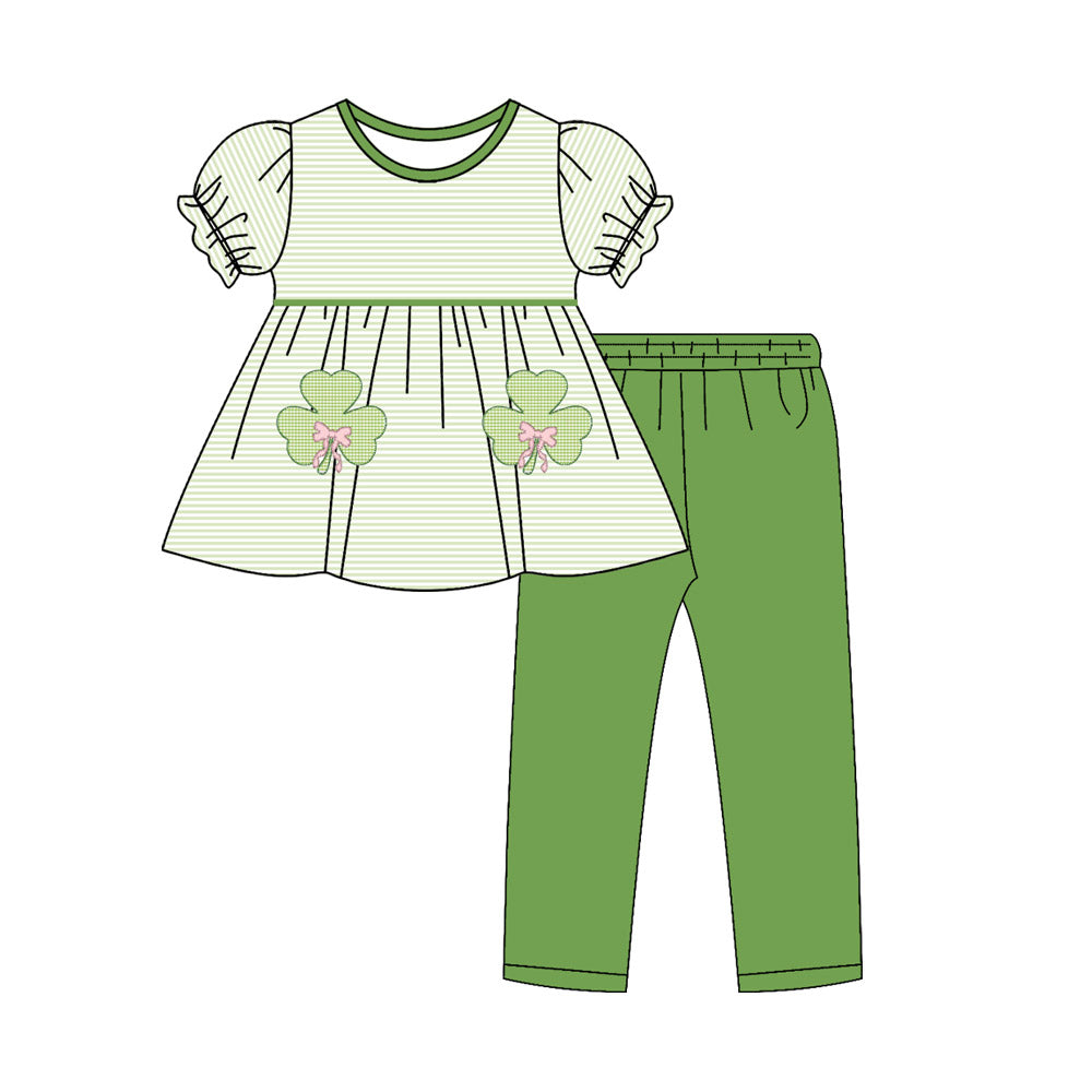 Preorder 11.24 MOQ 5 pcs St. Patrick Green Girls Set – Amy yu garments ...