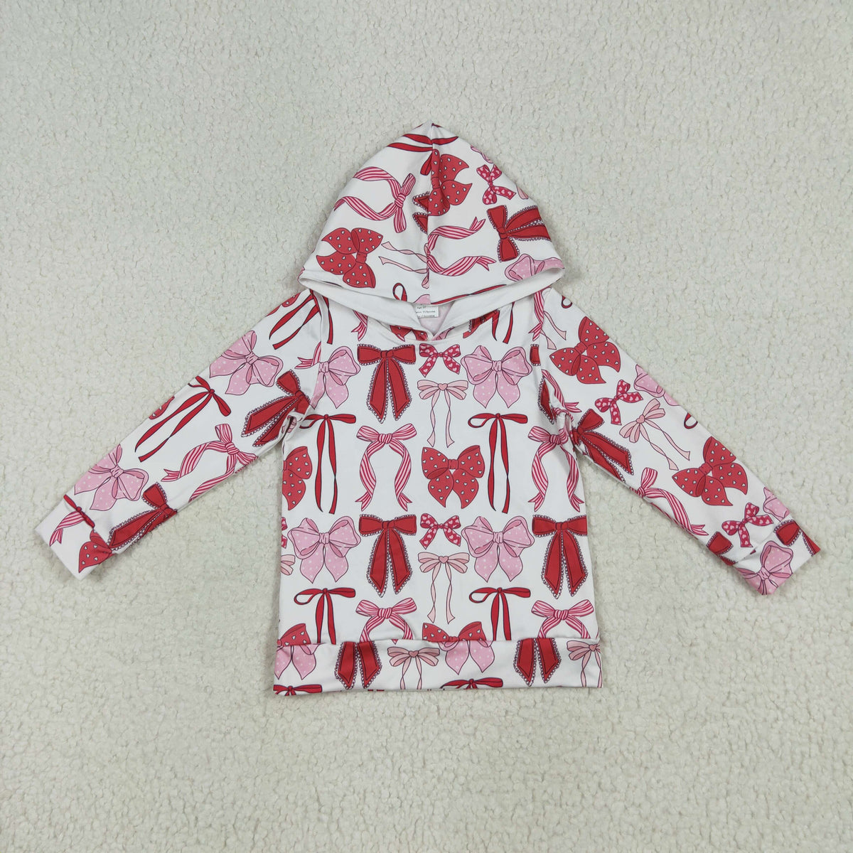 GT1059 Coquette Bows Hoodie Kids Girls Pullover – Amy yu garments wholesale