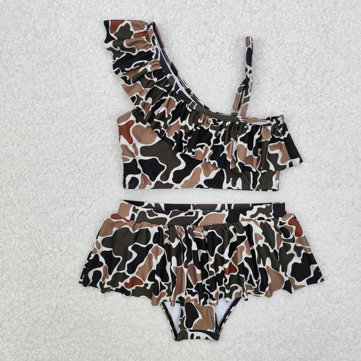 S0481 Summer Camo Hunting Girl's Swimsuit – Amy yu garments wholesale