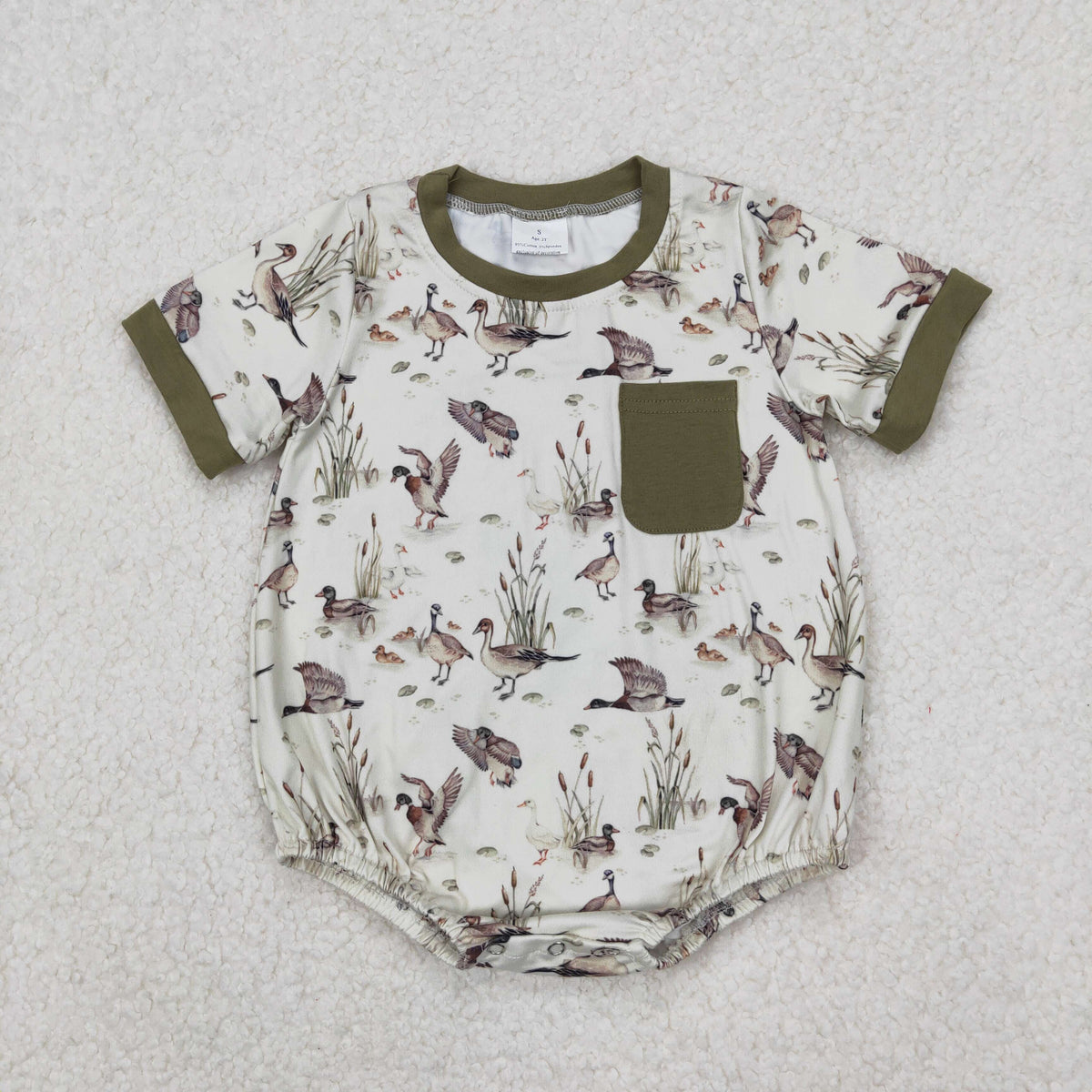 SR2413 Mallard Ducks Baby Boys Romper – Amy yu garments wholesale