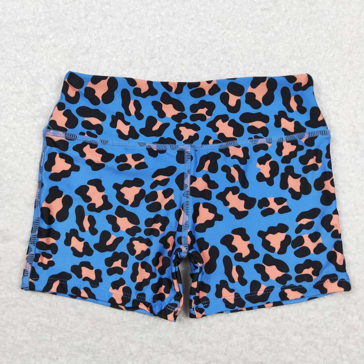 SS0214 Leopard Girls Biker Shorts Style – Amy yu garments wholesale