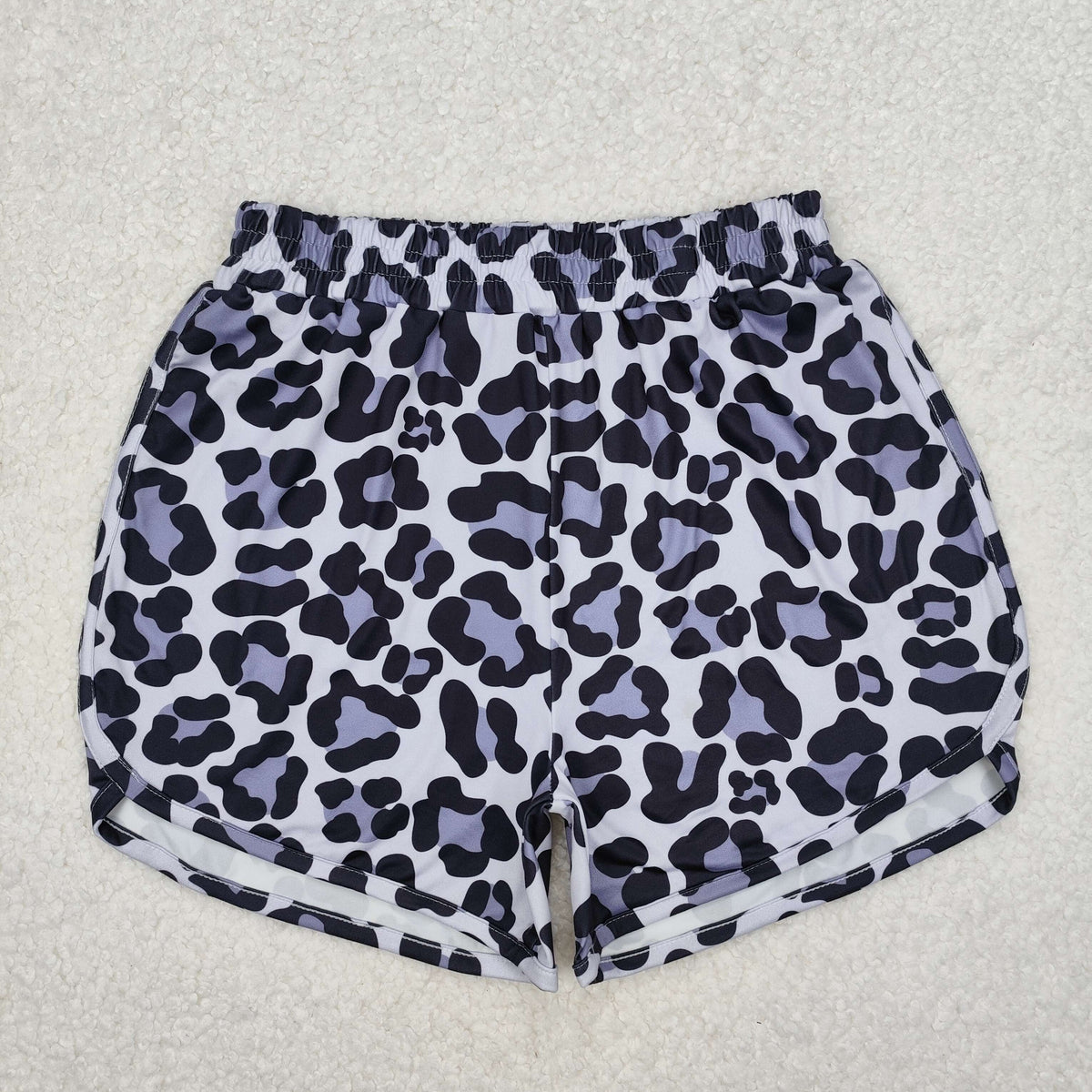 SS0385 Leopard Black Adult's Sport Shorts – Amy yu garments wholesale