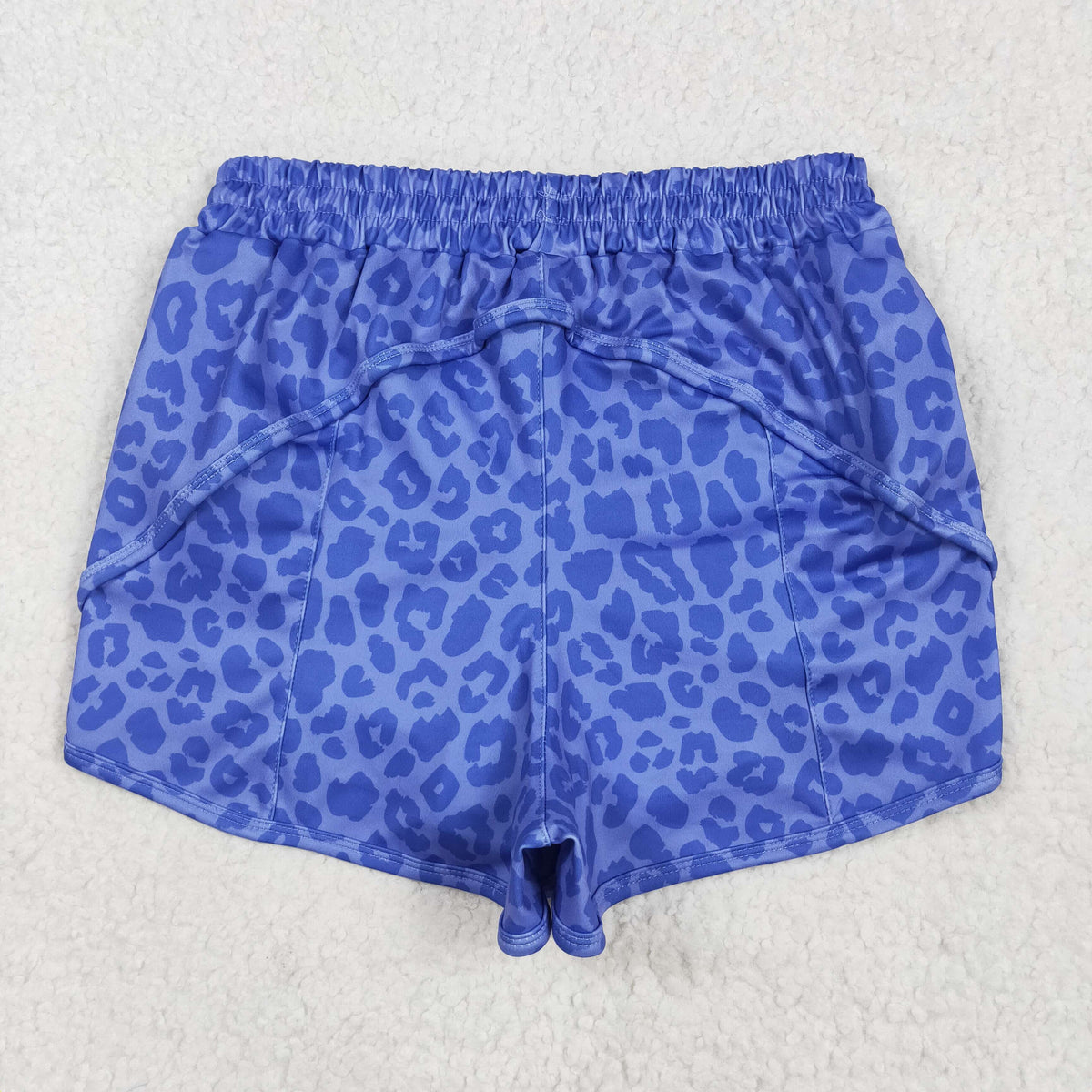 SS0470 Leopard Blue Adult's Sport Shorts – Amy yu garments wholesale