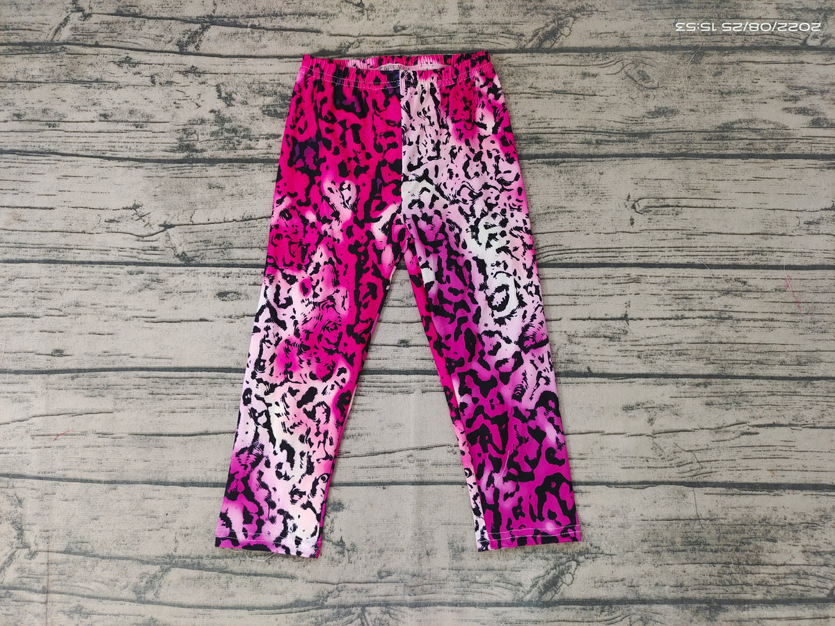 Pink Leopard Animal Casual Trousers Pants – Amy yu garments wholesale